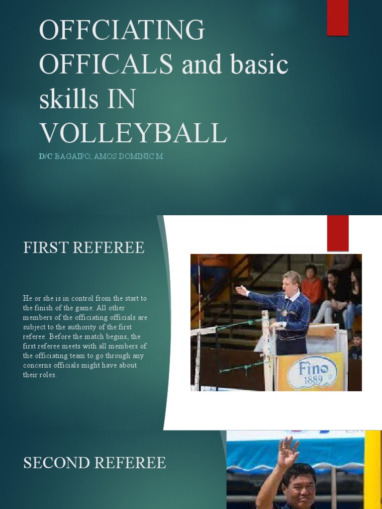 Volleyball Officiating Roles Explained | PDF | Volleyball | Sports