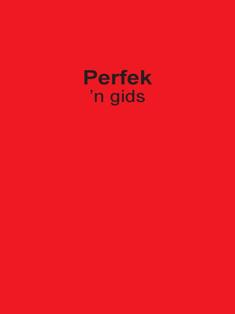 Perfek Studiegids | PDF