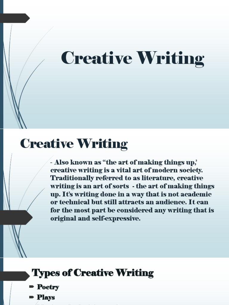 Creative Writing | PDF | Creative Writing | Information