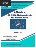 Problem Solving Exercises in MMW | PDF | Mathematical Concepts | Equations