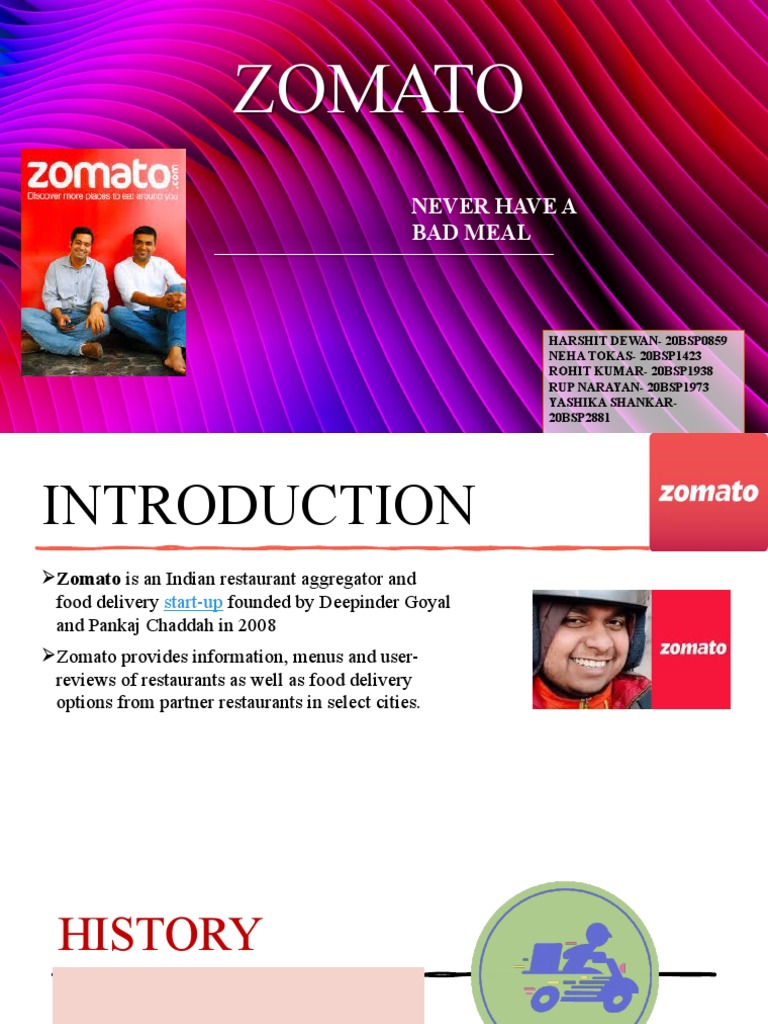 ZOMATO | PDF