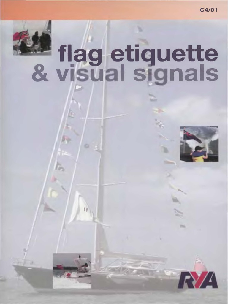 RYA Flag Etiquette and Signaling Guide | PDF | Flag | Water Transport
