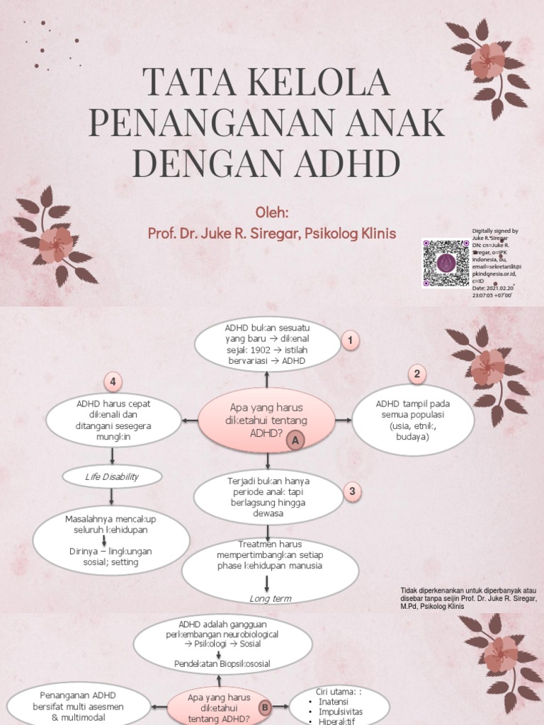Penanganan ADHD pada Anak dan Dewasa | PDF