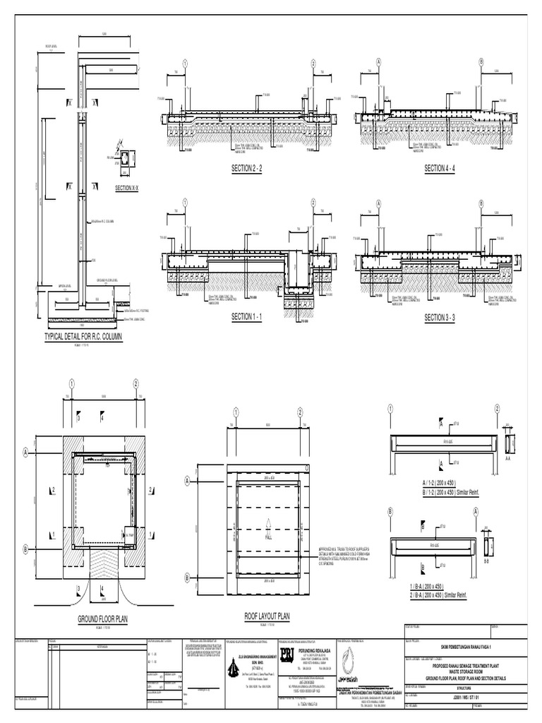 Schedule Waste Storage ST 01 A1 GRD | PDF | Civil Engineering
