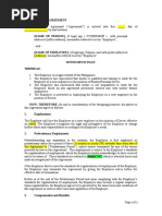 Training Bond Agreement Sample | PDF | Justice | Crime & Violence
