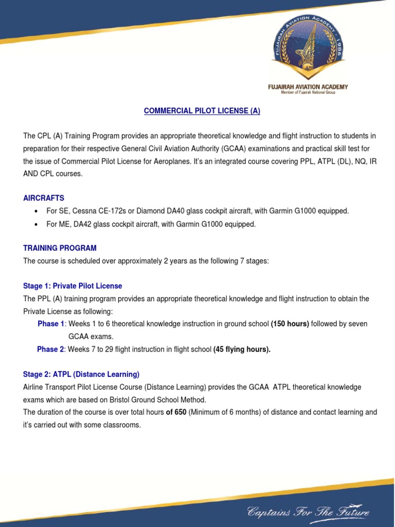 Commercial Pilot License (A) : Aircrafts | PDF | Aeronautics ...