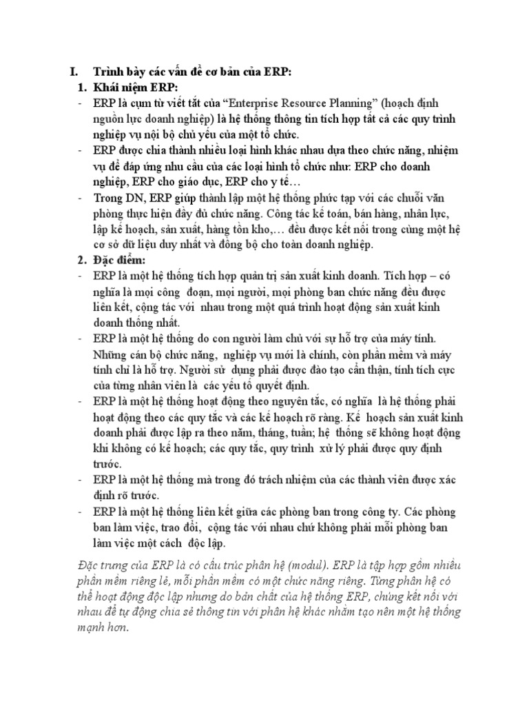 bài thuyết trình HTTTQL câu 2 | PDF