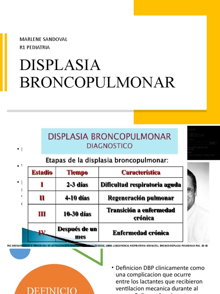 Displasia Broncopulmonar | PDF | Asma | Especialidades Medicas