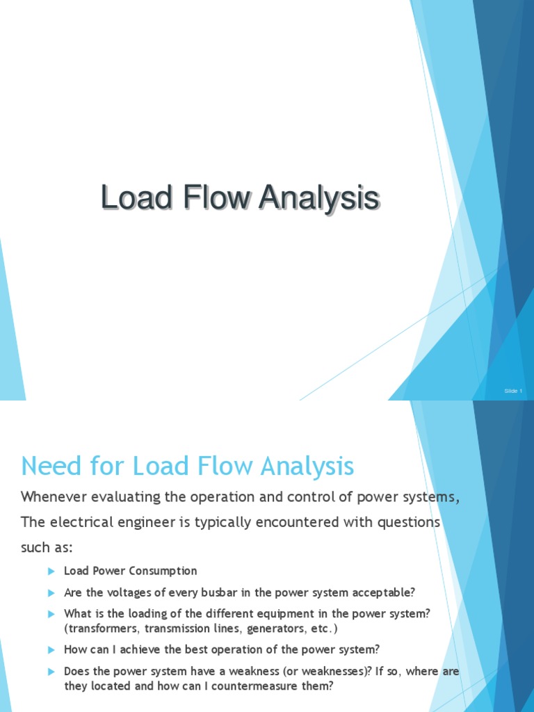 Load Flow | PDF | Transformer | Electric Power Transmission