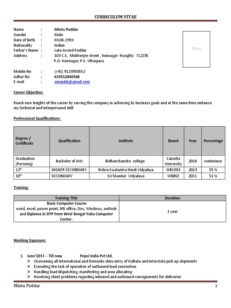 Mintu New CV 2021 | PDF | Computing | Software