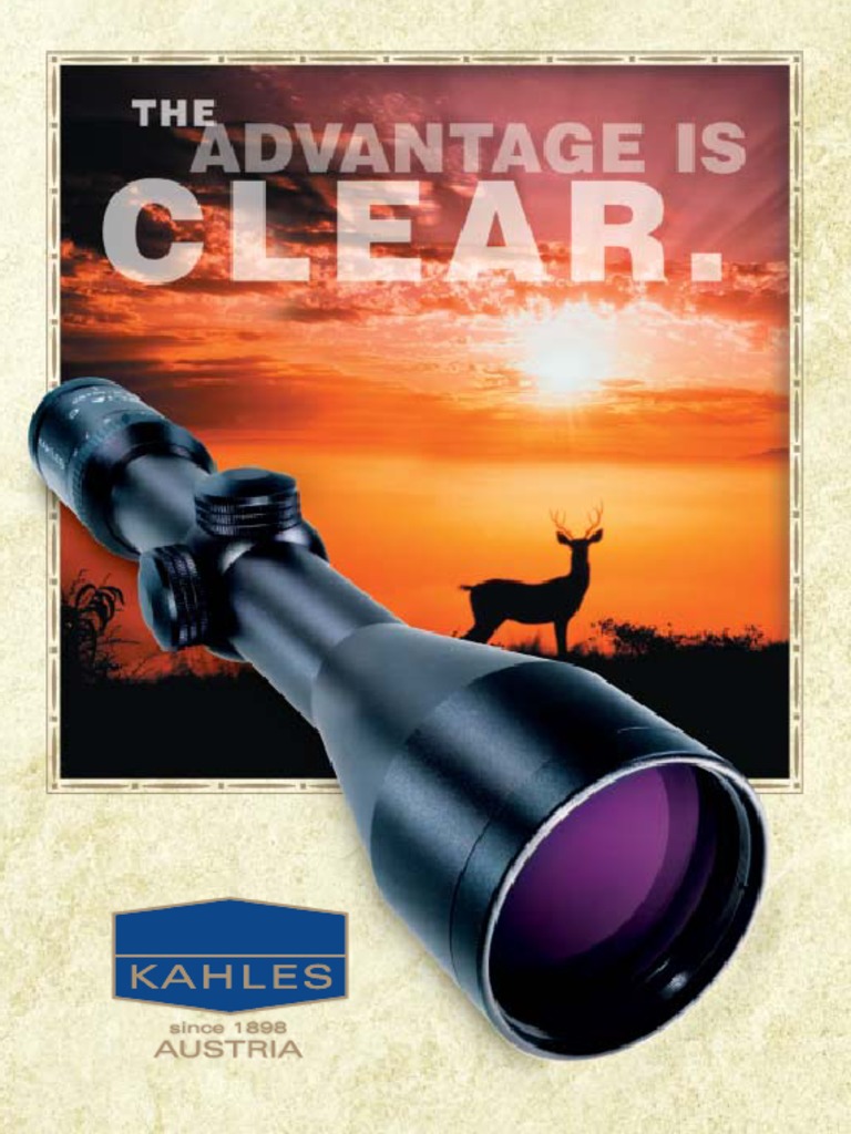 Kahles 2002 Catalog | PDF | Telescopic Sight | Optics