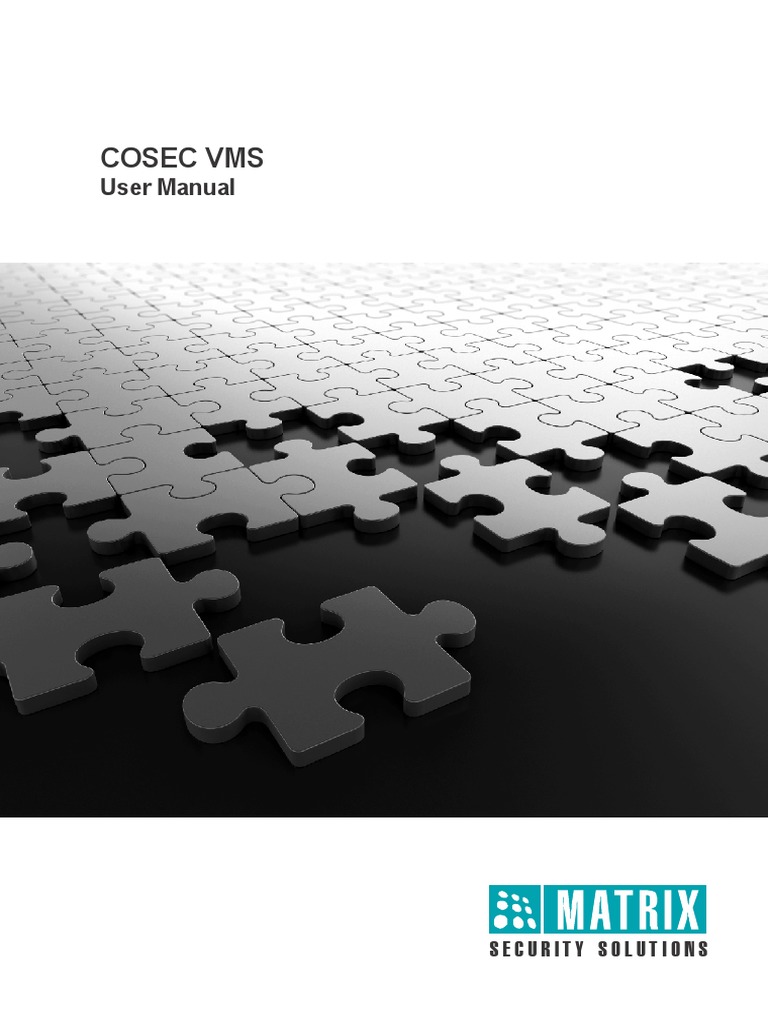 Cosec VMS: User Manual | PDF | Qr Code | Login