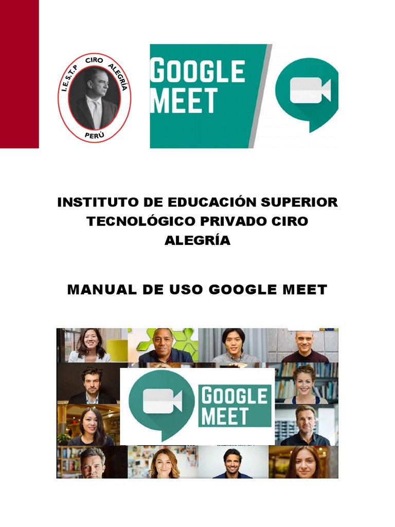 Manual de Uso de Google Meet | PDF | Chat en linea | Software