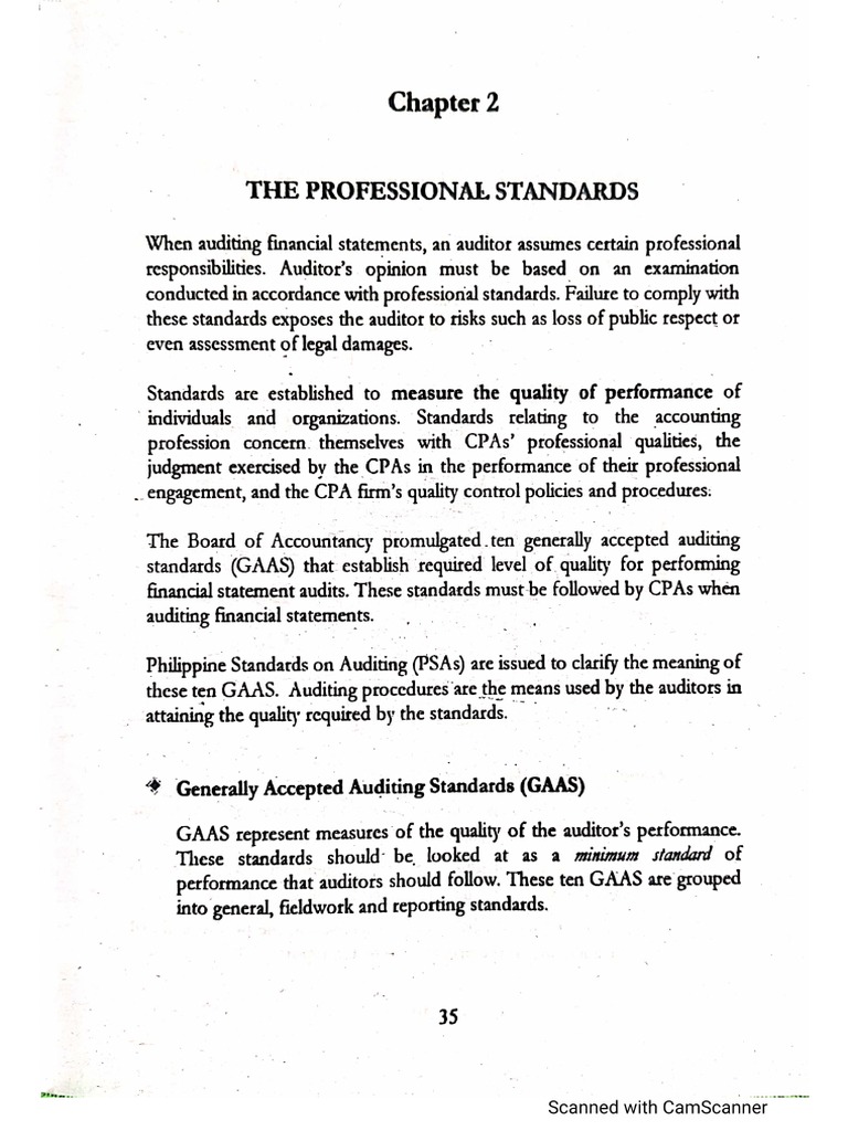 The Professional Standards | PDF
