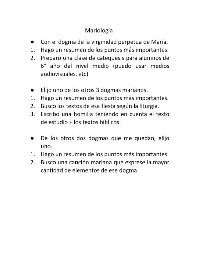 Los 4 Dogmas Marianos | PDF | María, madre de Jesús | Biblia