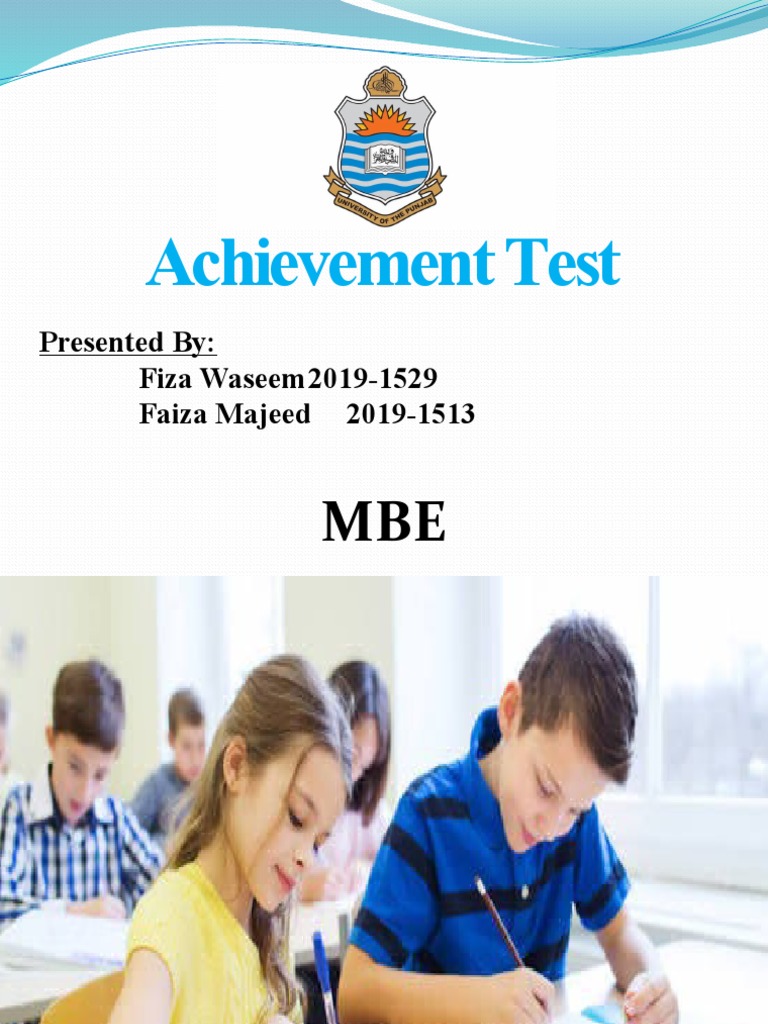 Achievement Test | PDF | Standardized Tests | Teachers