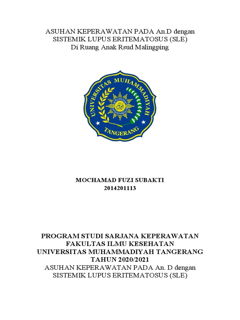 Asuhan Keperawatan SLE pada Anak | PDF