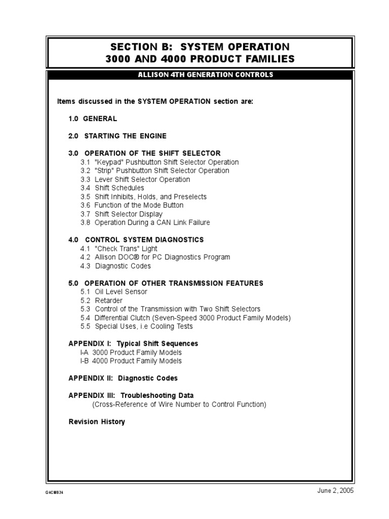 Allison Gen4 Diag Codes | Download Free PDF | Transmission (Mechanics ...
