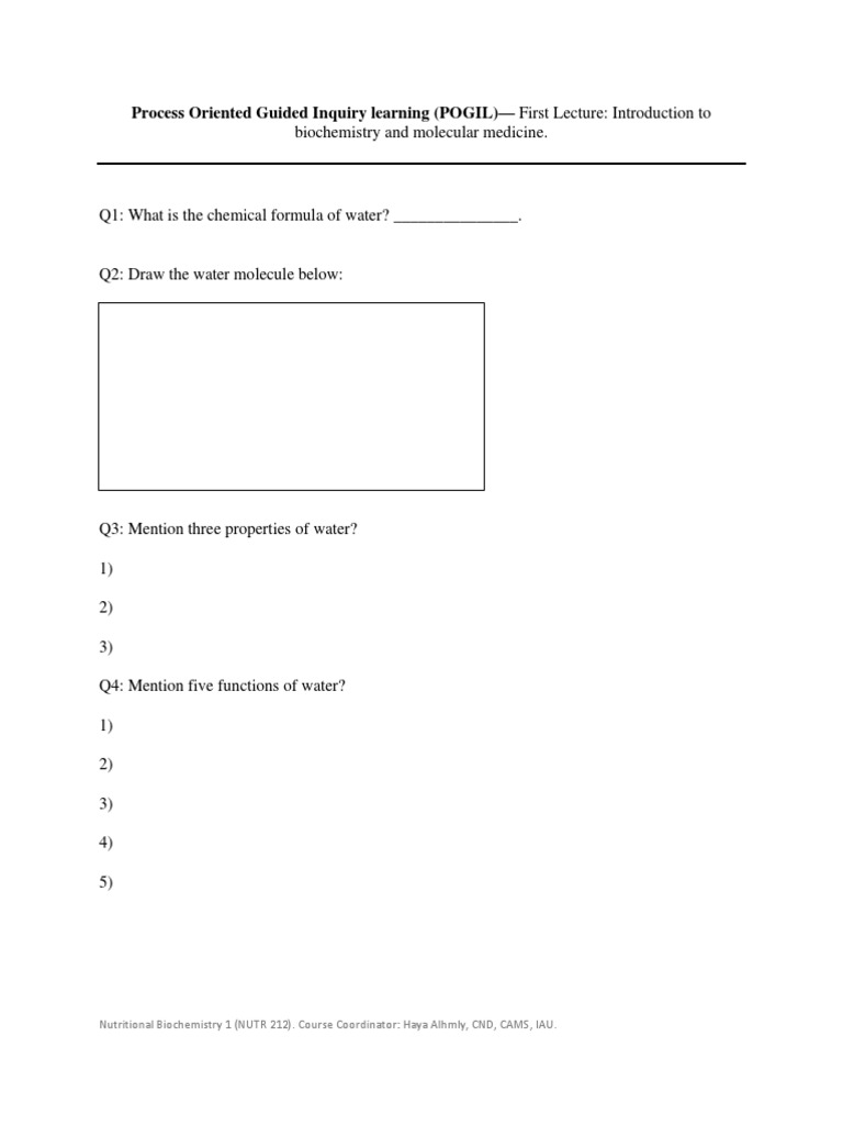Process Oriented Guided Inquiry Learning | PDF Process Oriented Guided Inquiry Learning | PDF