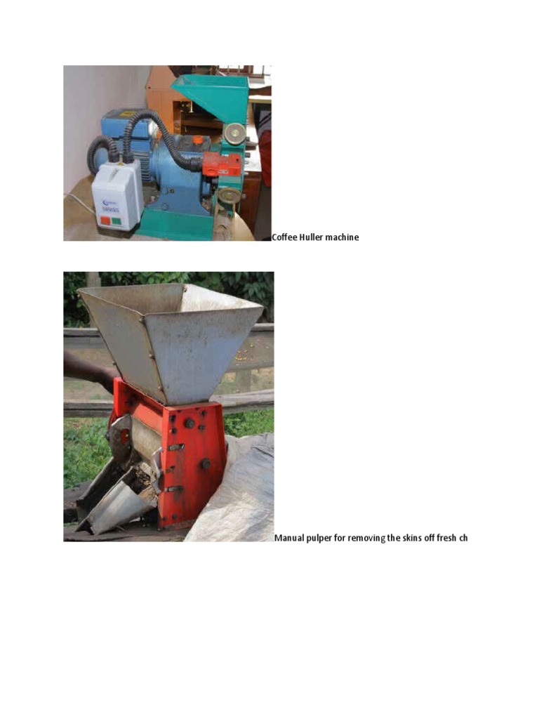 Coffee Huller Machine | PDF | Harvest | Coffee