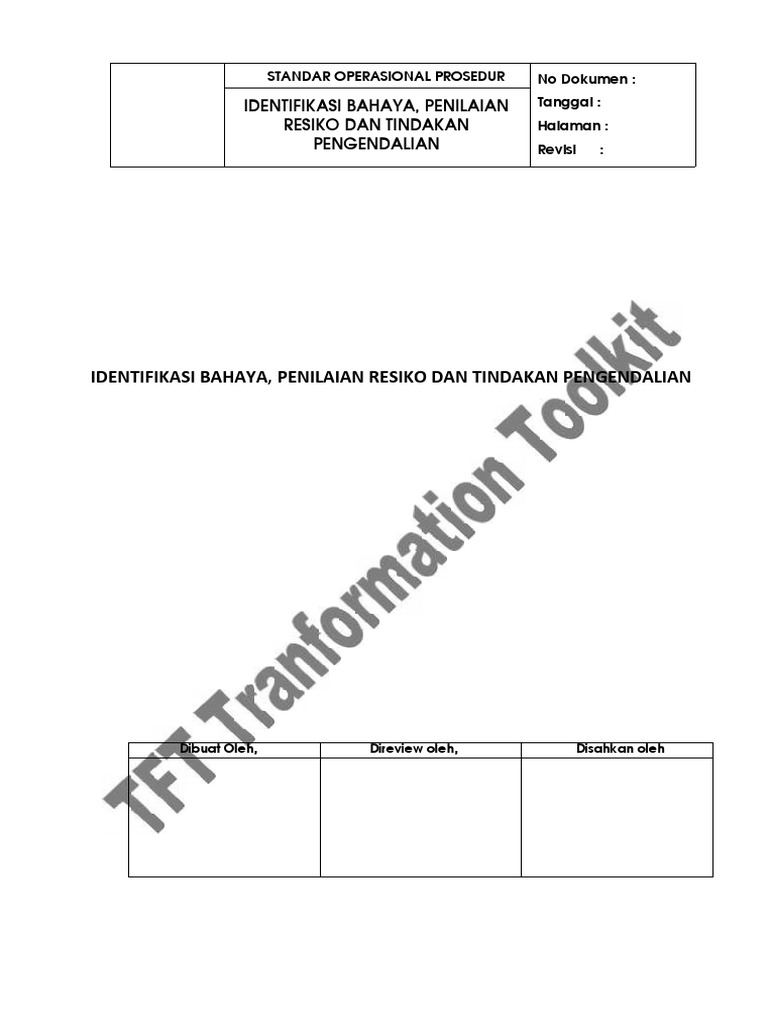 SOP HIRA Dikonversi | PDF