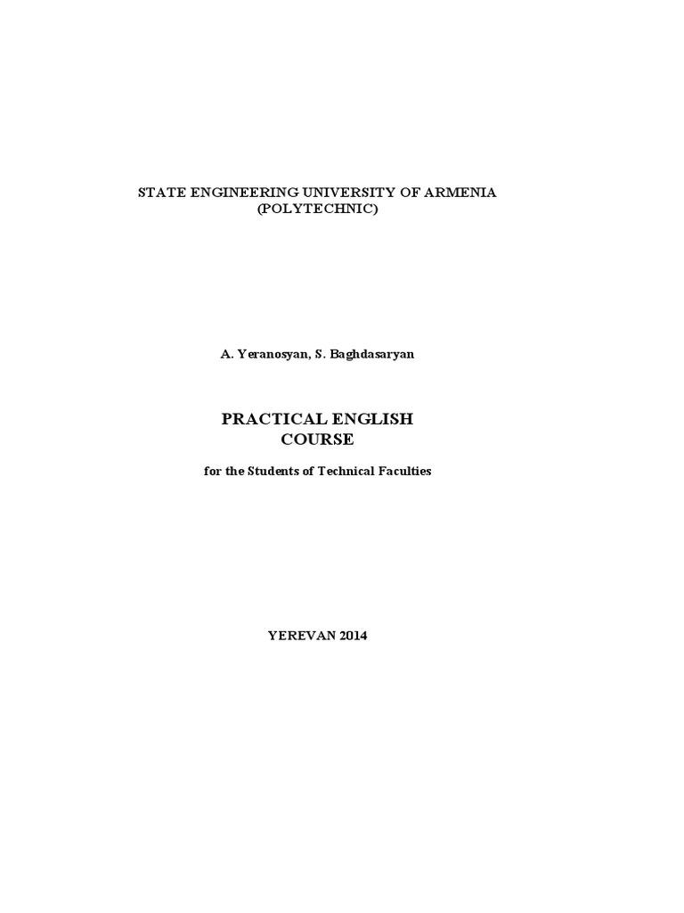 Practical English Course | PDF