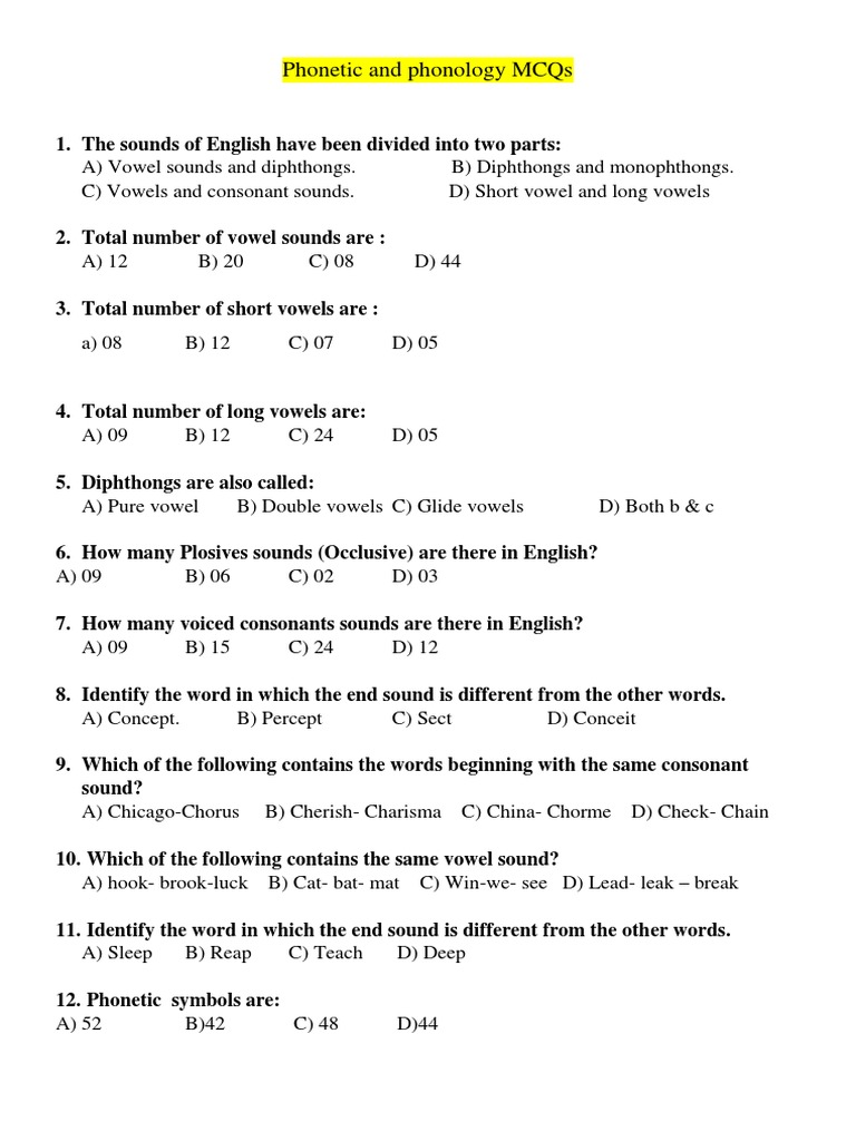 Mastering English Phonetics: An Assessment of Phonetic and Phonological ...
