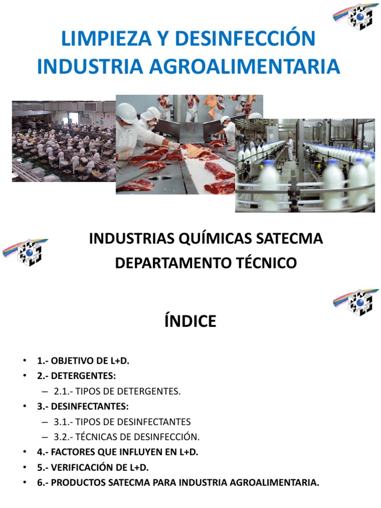 LIMPIEZA Y DESINFECCION Industria Agroalimentaria | PDF | Detergente | Agua