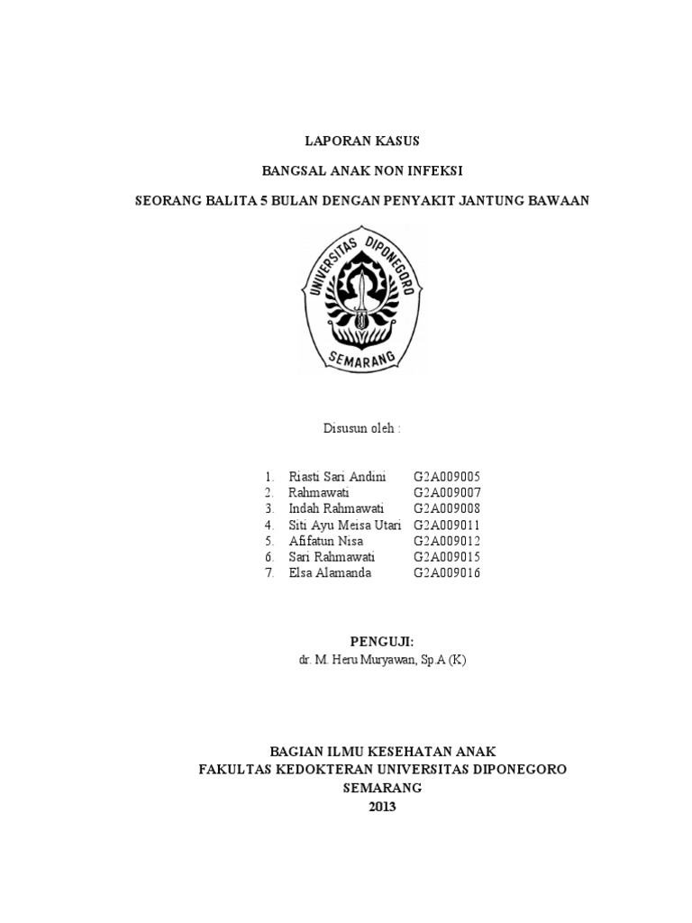 Laporan Kasus PJB Anak | PDF