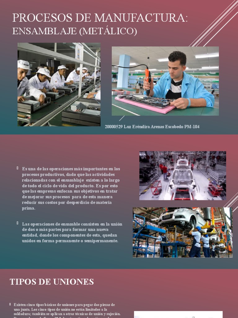 Ensamblaje Mecánico | PDF | Construcción | Soldadura