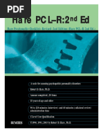Hare Psychopathy Checklist Revised | PDF