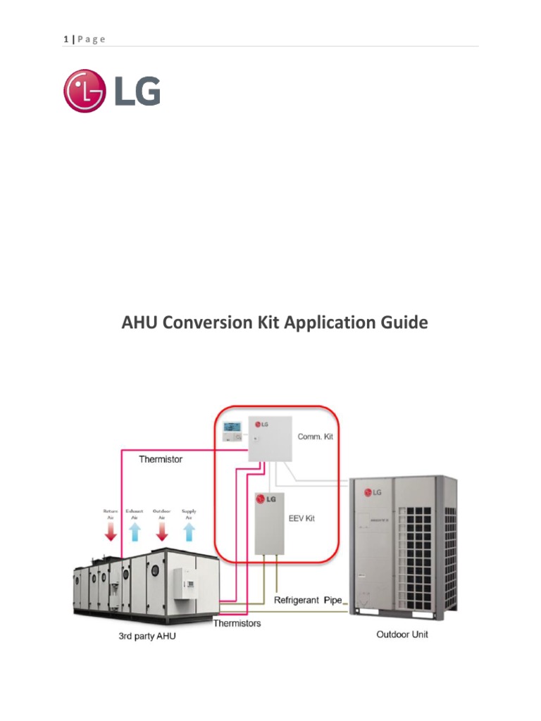 AHU Conversion Kit Application Guide | PDF | Heat Pump | Heat