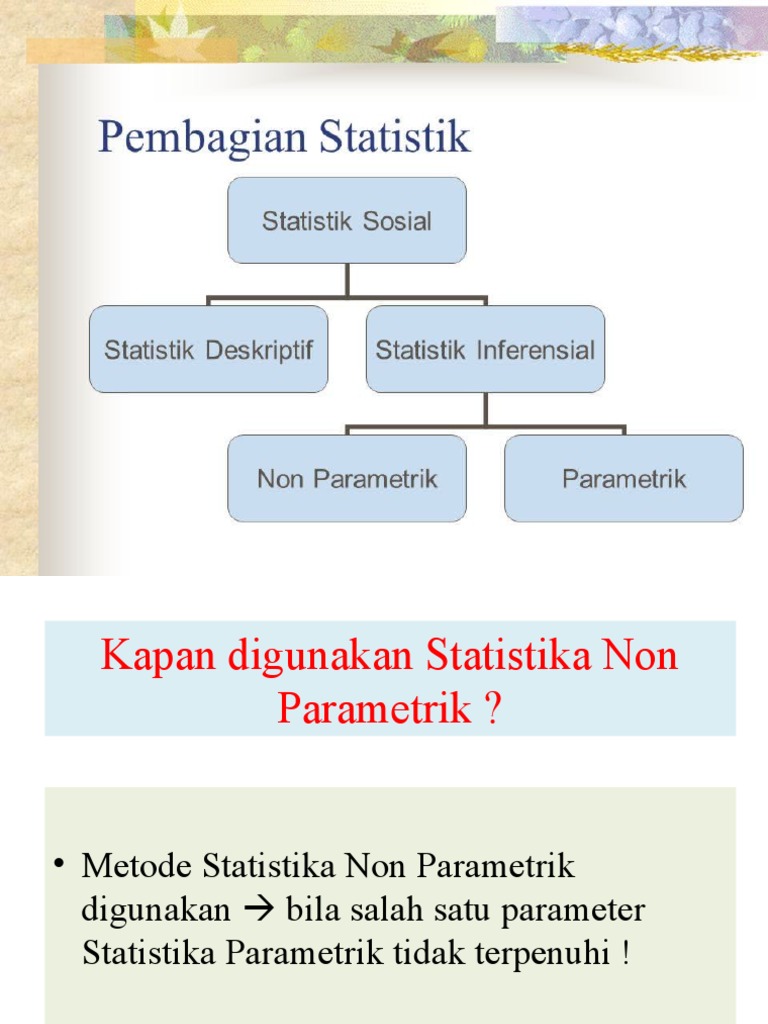 Statistika Non Parametrik | PDF