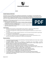 Job Description of A Deputy Principal | PDF | Teachers | Education Theory