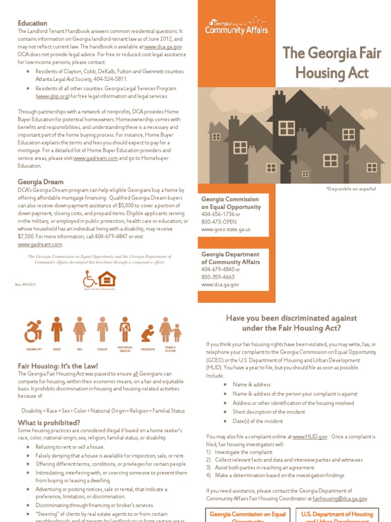 Fair Housing Brochure | Download Free PDF | Rights | Justice