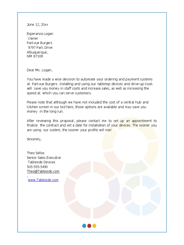 Restaurant Kiosk Automation Sample Proposal | PDF | Menu | Restaurants