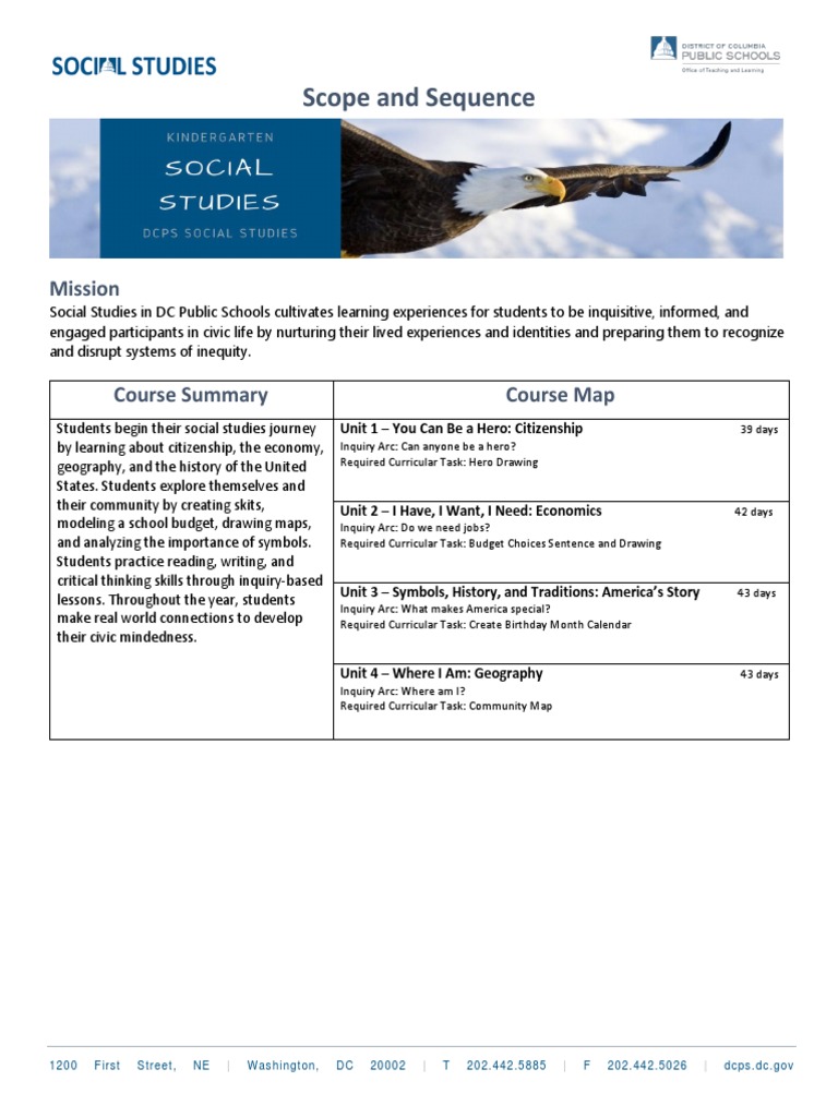 Social Studies Scope and Sequence | PDF | Curriculum | Inquiry Based ...