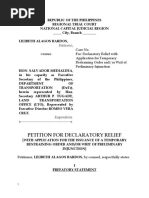 Sample Form Petition For Declaratory Relief | PDF | Declaratory ...