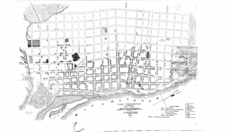 Plano de Iquitos 1886 | PDF
