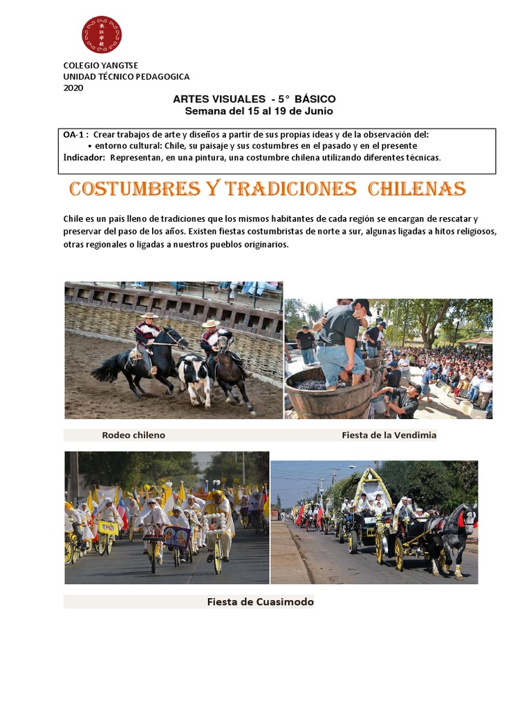 Tradiciones Típicas Chilenas | PDF