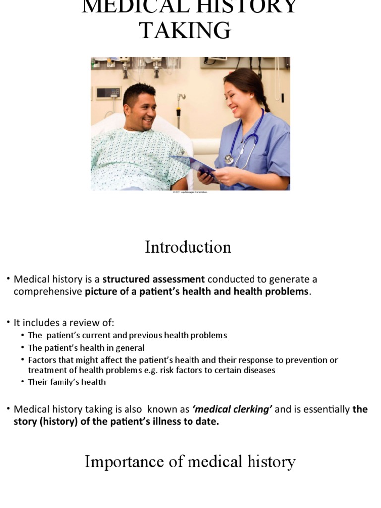 Medical History Taking | PDF | Health Care | Clinical Medicine