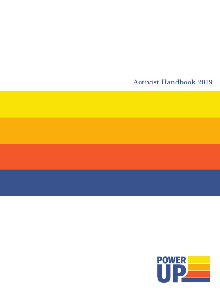 Activist Handbook 2019 | PDF | Goal | Activism