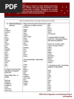 Filipino Antonym Pairs | PDF