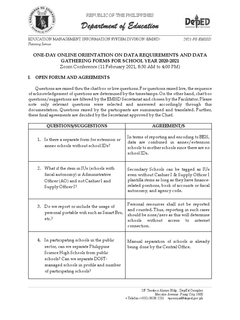 Open Forum Discussions and Agreements | PDF | Information Technology ...