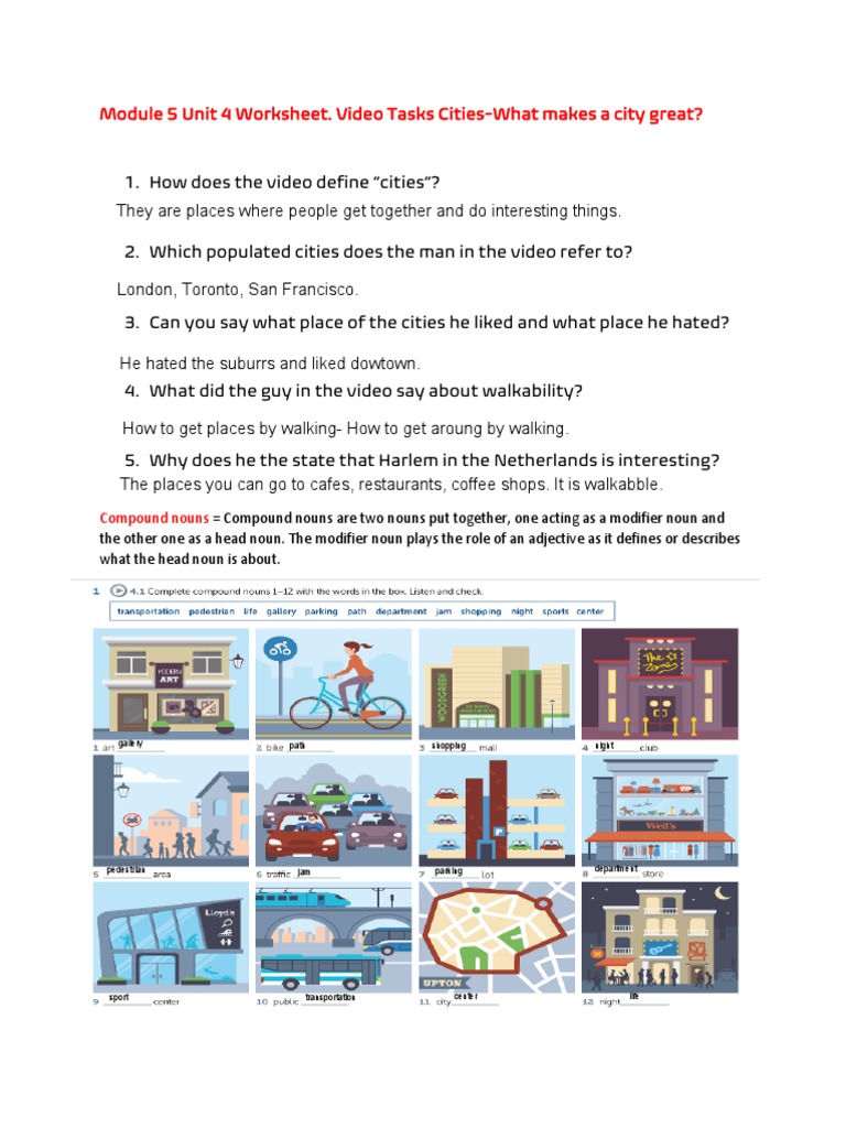Module 5 Unit 4 Worksheet | PDF