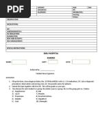NDH - Intake and Output Monitoring Sheet | PDF | Science & Mathematics
