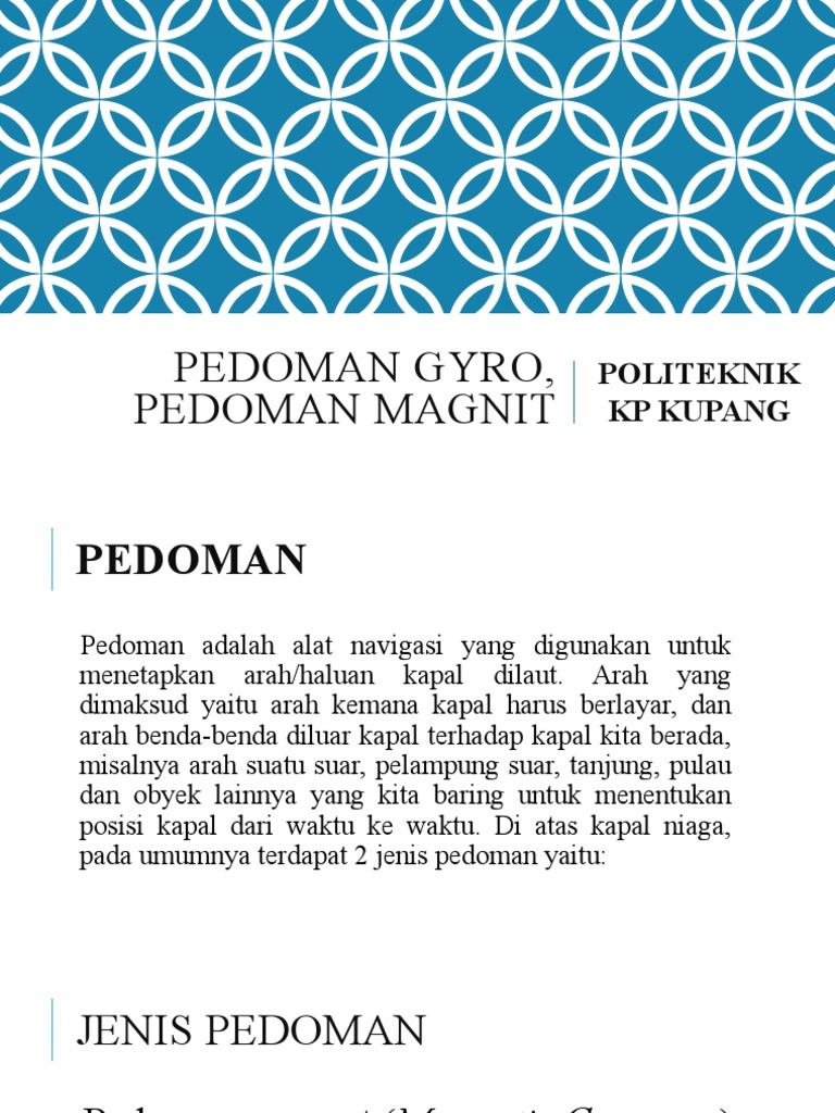 Pedoman Gyro, Pedoman Magnit | PDF