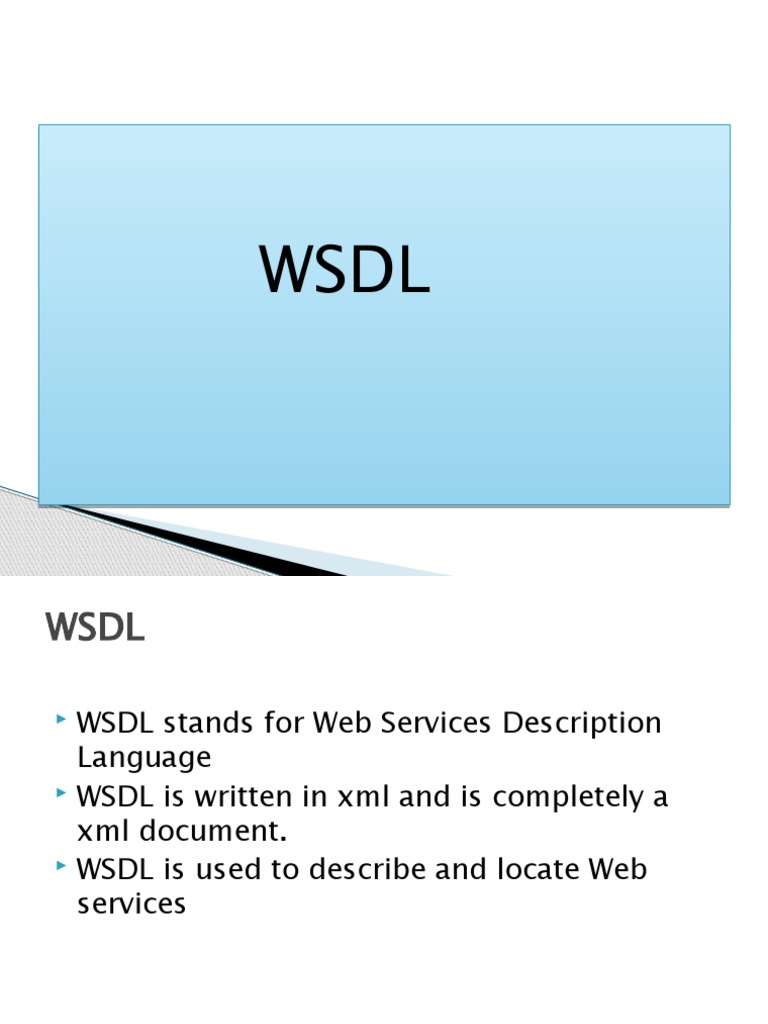 Understanding WSDL Structure and Types | PDF | Xml | World Wide Web ...