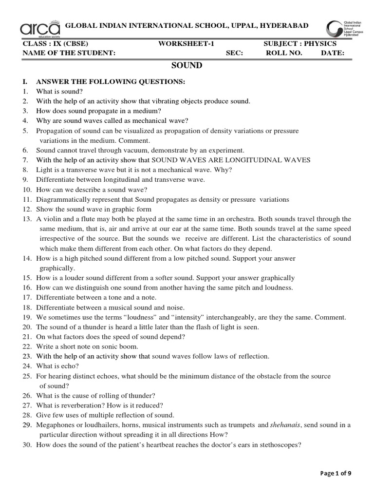 Physics | PDF | Sound | Potential Energy