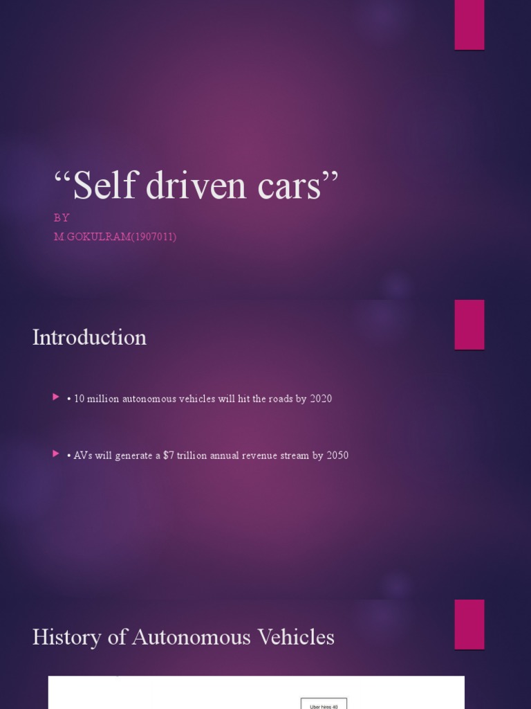 The Promise and Challenges of Self-Driving Vehicles: An Analysis of the ...
